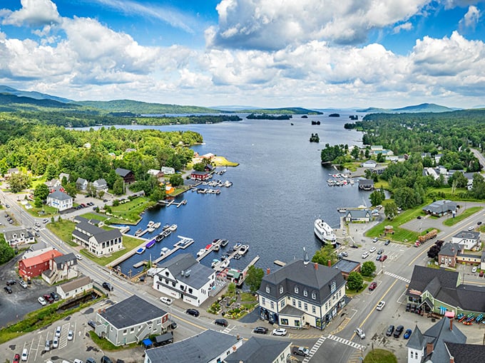 Greenville's waterfront offers a bird's-eye view of where civilization meets wilderness, with boats ready to whisk you into Maine's aquatic playground.