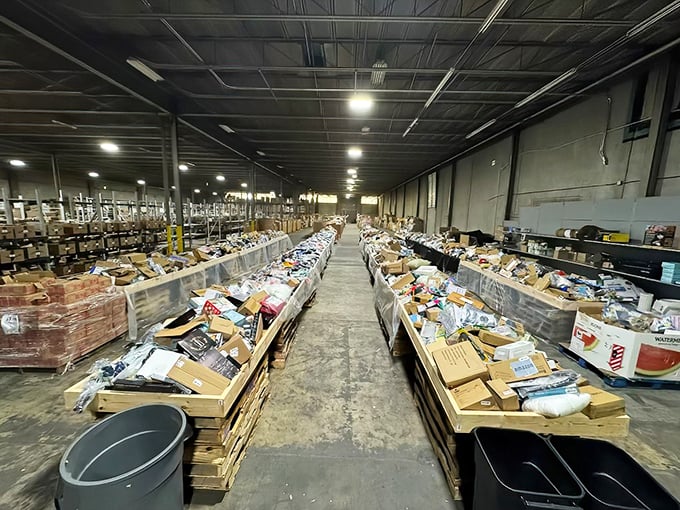 The unassuming brick exterior of Bid Llama might fool you, but inside this Birmingham building lies a treasure trove that would make any bargain hunter's heart race. 