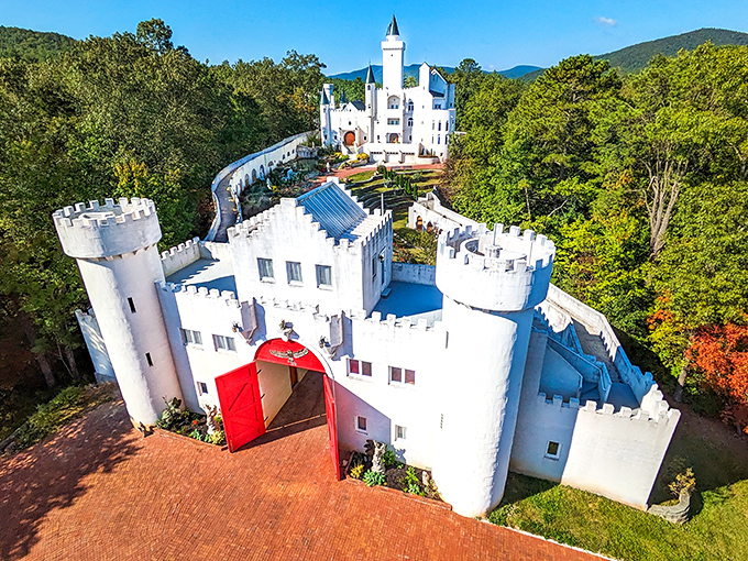 Medieval meets Appalachia in this architectural marvel that proves castles aren't just for European postcards anymore.