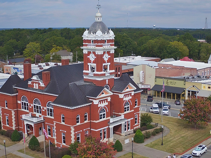 The historic Walton County Courthouse isn't just architecturally stunning &ndash; it's your North Star when navigating between antique shops with arms full of vintage finds.