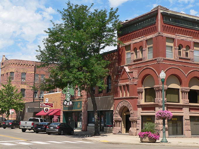 Historic brick buildings stand sentinel over Yankton's downtown, where architectural details from another era remind us that good design never goes out of style.