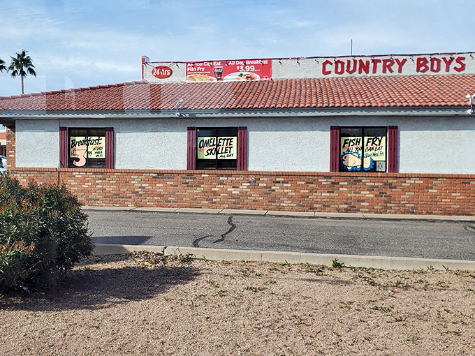 The unassuming exterior of Country Boys Restaurant might not win architectural awards, but locals know the real masterpieces are served inside on plates.