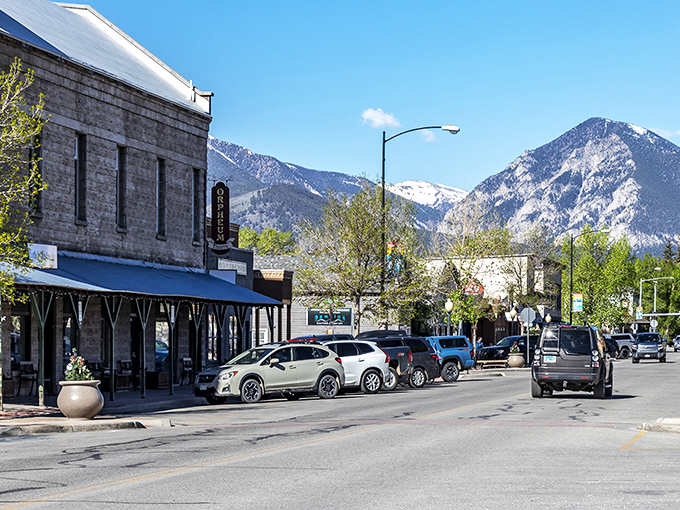 Main Street Buena Vista offers that perfect postcard view&mdash;historic buildings in the foreground, snow-capped mountains that seem close enough to touch.