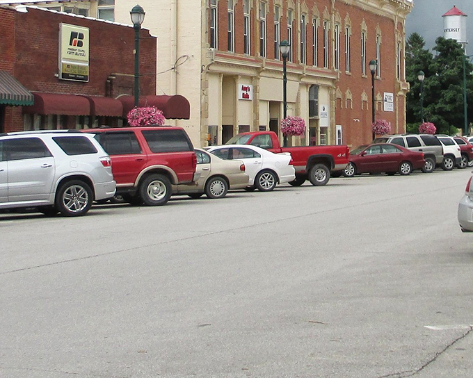 Classic brick storefronts line the streets like scenes from a Norman Rockwell painting come alive.