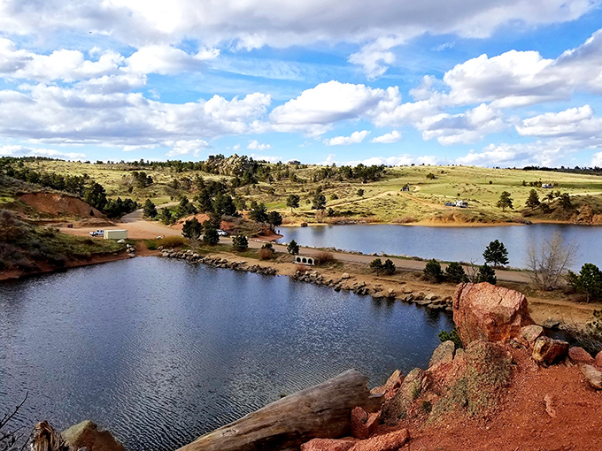 Where sky meets water meets wonder. The reservoirs at Curt Gowdy create mirror worlds that double the majesty of Wyoming's endless blue heavens.