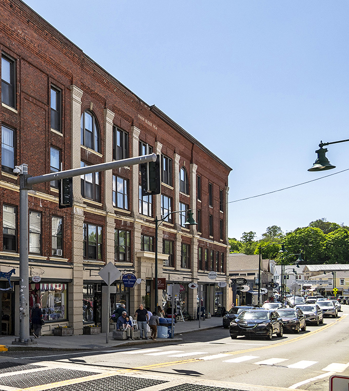 Mystic's historic downtown buildings stand as proud sentinels of New England charm, where brick facades have witnessed centuries of maritime stories unfold.