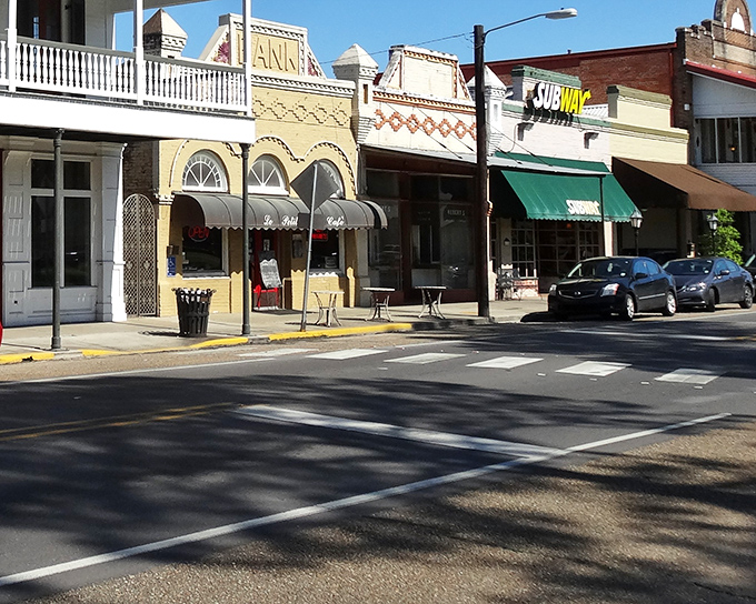 Historic storefronts line Main Street, where time seems to slow down and your retirement dollars magically stretch like saltwater taffy.