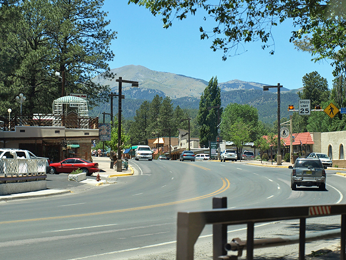 Sudderth Drive serves up that perfect blend of mountain charm and Southwest character that makes Ruidoso unforgettable.
