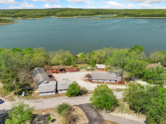 Lakeside living at its finest&mdash;where morning coffee comes with a side of panoramic Bull Shoals views and the commute to your boat takes exactly 47 seconds.