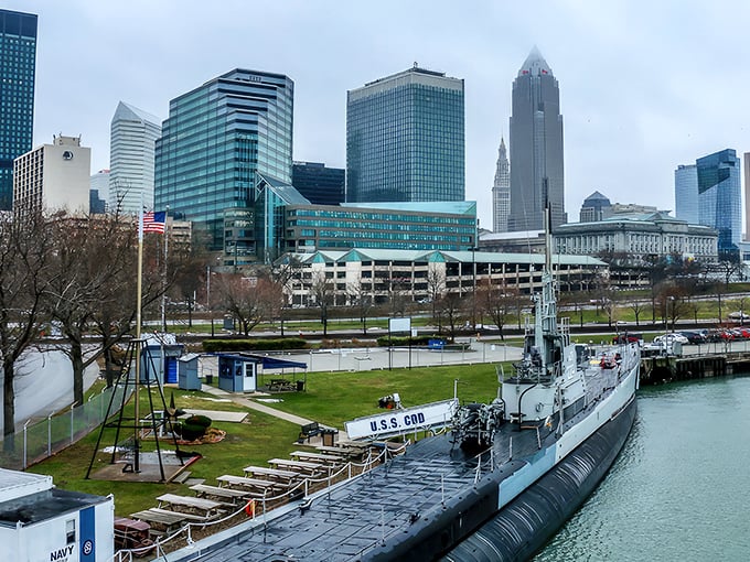 Cleveland's stunning skyline along the Cuyahoga River offers big-city amenities with small-town housing prices that defy coastal expectations.