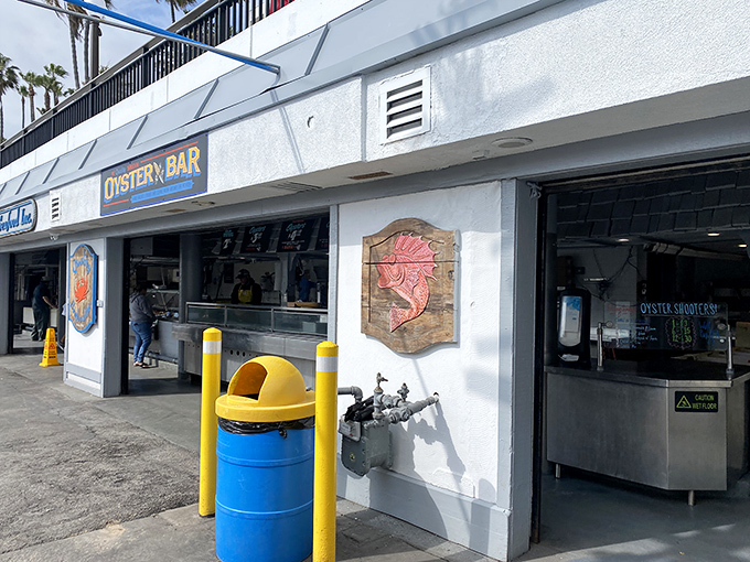 Step right up to seafood heaven &ndash; the ordering counter where your fresh-catch adventure begins.