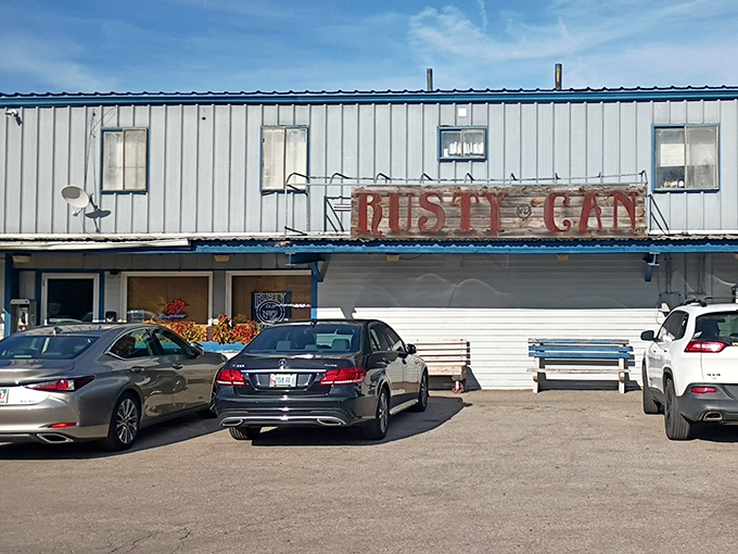 That rusted sign isn't a design choice, it's a badge of honor earned through years of smoke and Massachusetts weather.