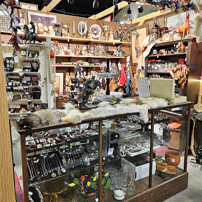 A treasure hunter's paradise where every shelf tells a story. This booth alone could keep you happily lost for hours.