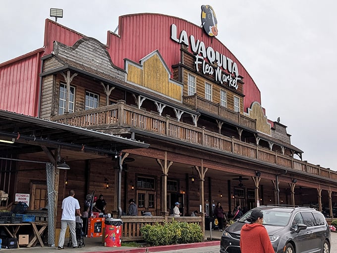 The rustic Western facade of La Vaquita welcomes treasure hunters like a scene straight out of a frontier adventure movie.