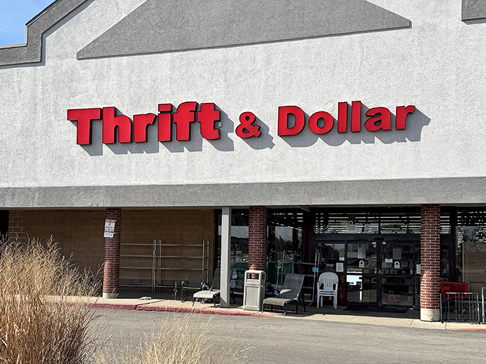 Even from the outside, you can spot the eclectic merchandise waiting just beyond those doors &ndash; a siren call to thrifters everywhere.