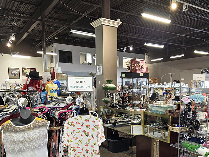 Step inside and discover a wonderland where clothing sections are organized with a precision that would impress Marie Kondo herself.