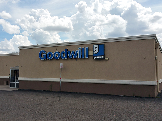The unassuming exterior of Goodwill Wyoming in Cheyenne hides a treasure trove within. Like a Vegas casino, what happens inside defies the modest fa&ccedil;ade.