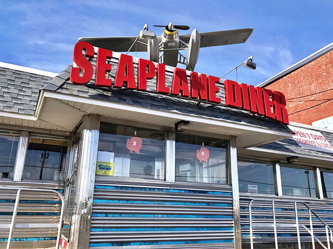 That red sign has beckoned hungry travelers for decades, a beacon of hope for empty stomachs on Allens Avenue.