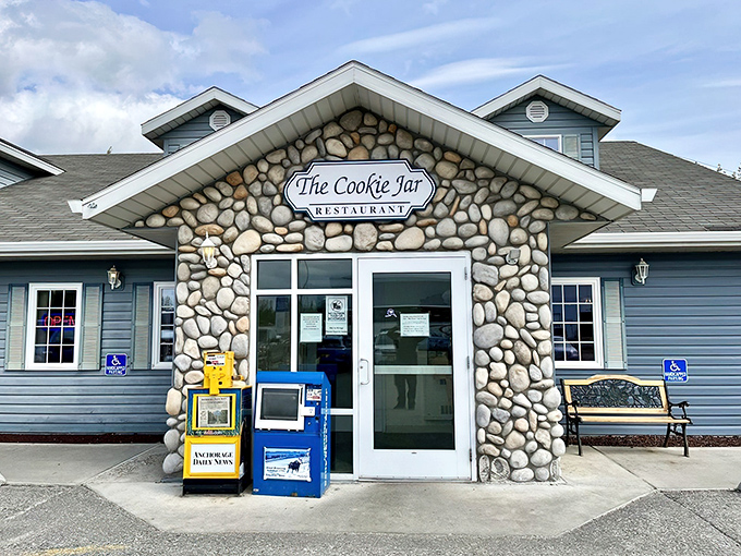 When winter cold reaches “why do I live here?” levels, The Cookie Jar's inviting entrance becomes Fairbanks' favorite escape hatch.