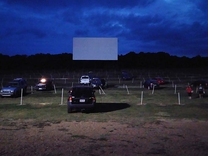 Twilight magic at the 411 Twin Drive-In, where Alabama sunsets compete with Hollywood for the best show in town.