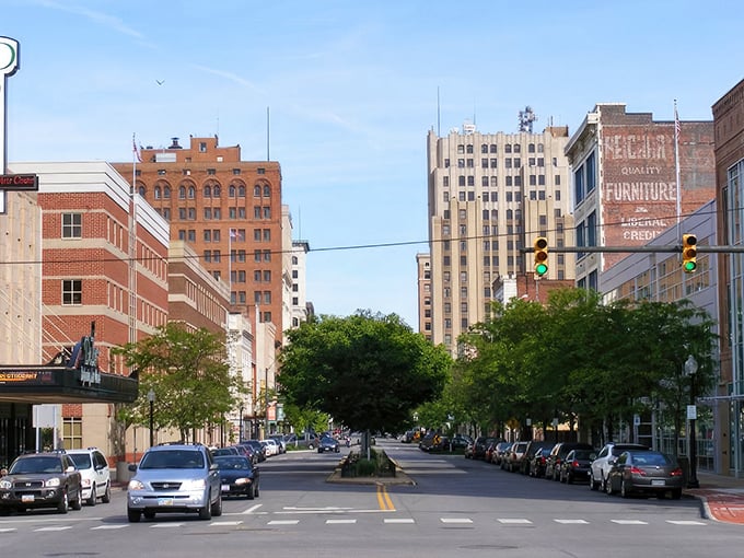 Downtown Youngstown's tree-lined streets prove that affordable living doesn't mean sacrificing charm or character.