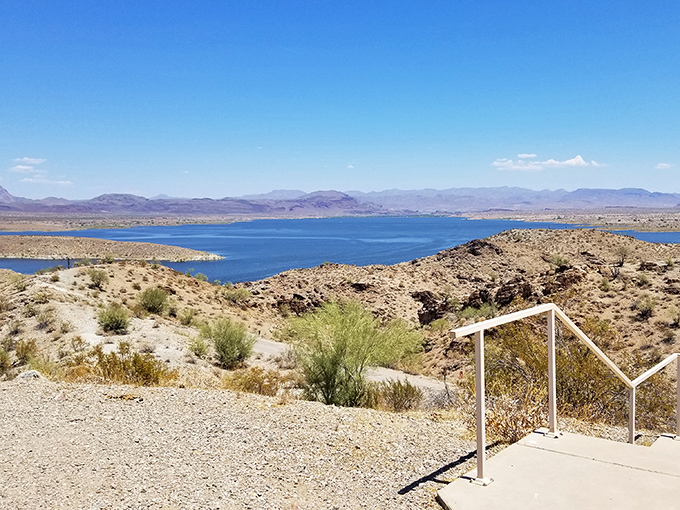 Where desert meets water in a surreal landscape that makes you question if you've stumbled onto a movie set or just Arizona's best-kept secret.