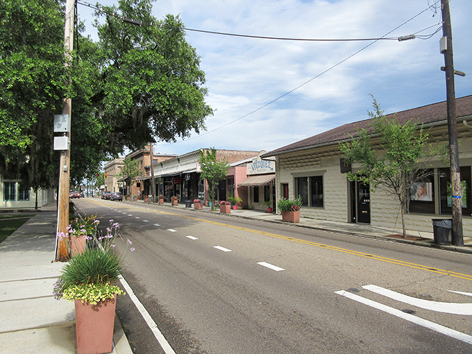 Downtown Covington's tree-lined streets invite you to slow down and remember when shopping wasn't just clicking "add to cart."