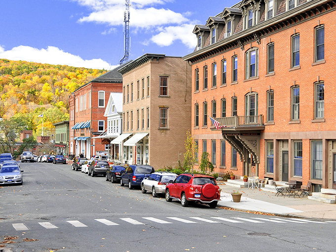 Main Street's brick buildings aren't just preserved &ndash; they're alive with stories. Like a Norman Rockwell painting where you can actually get decent coffee.