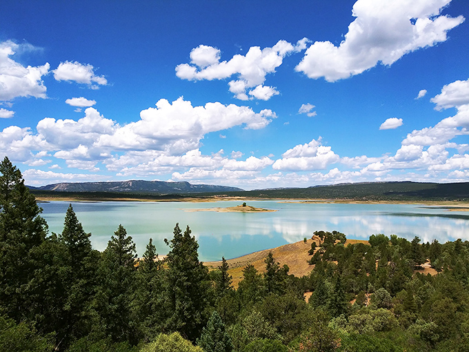 Mother Nature showing off her best blue outfit at Heron Lake, where the water and sky compete for which can look more impossibly perfect.