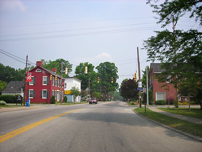 Carbondale's tree-lined main street showcases its small-town charm, where historic brick buildings stand as colorful sentinels of a simpler, more affordable way of life.