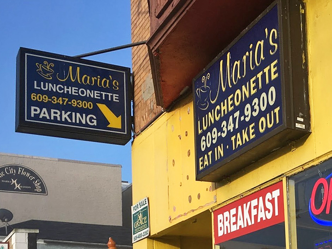 1. this tiny diner in new jersey has $10.95 breakfast sub that’ll keep you full all dayThe kind of straightforward signage that says, "We don't need fancy marketing, our food speaks for itself." Maria's knows exactly what it is.