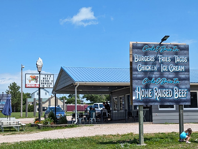The wooden sign proudly proclaims "HOME RAISED BEEF" &ndash; four words that separate the real-deal joints from the pretenders.