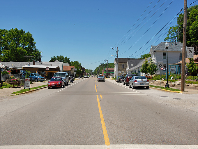Main Street simplicity with a side of small-town charm. Grafton's thoroughfare invites you to slow down and remember what America looked like before chain stores took over.