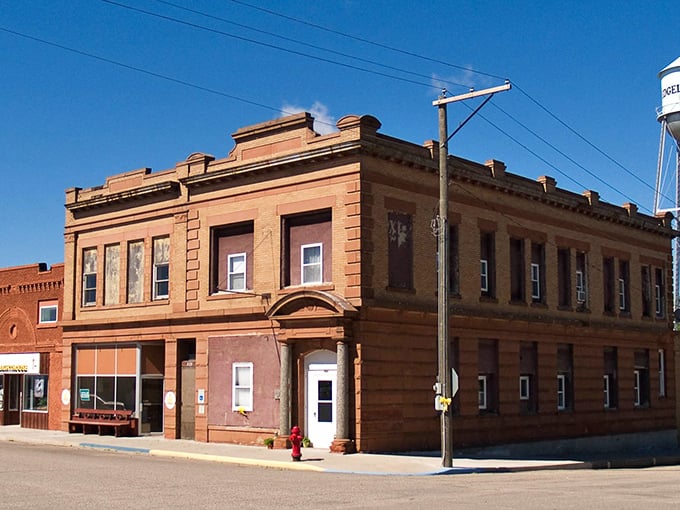 This historic brick building has witnessed more small-town stories than a lifetime of Hallmark movies, standing proudly at Edgeley's heart for generations.