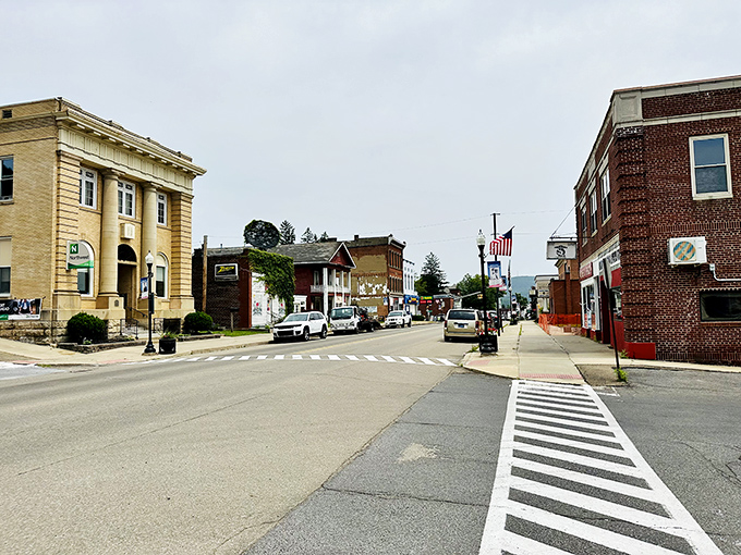 Smethport's Main Street feels like stepping into a Norman Rockwell painting, where historic brick buildings house local businesses that have weathered changing times with small-town resilience.