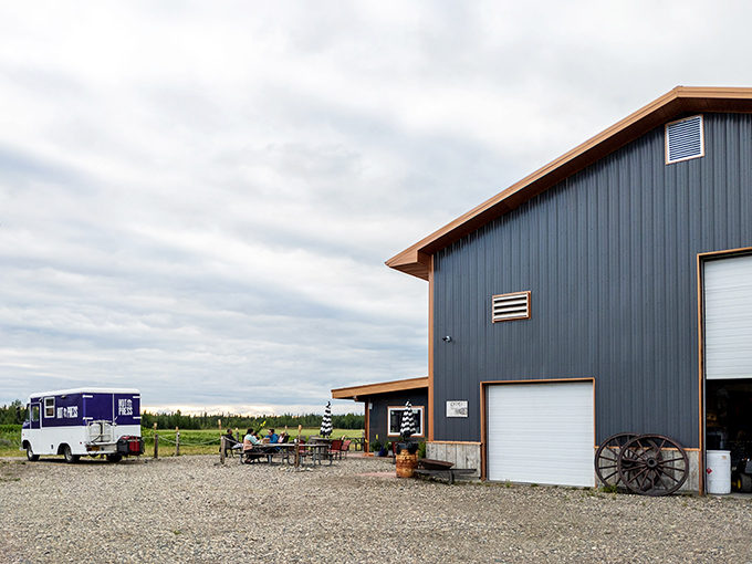 This unassuming building houses Alaskan entrepreneurship at its finest&mdash;where wilderness meets commerce in North Pole's distinctive blend of frontier spirit.