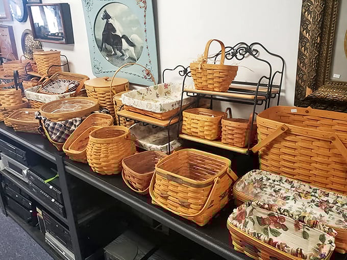Not just containers, but time capsules of Americana &ndash; these handwoven baskets once carried picnics, groceries, and countless family memories.