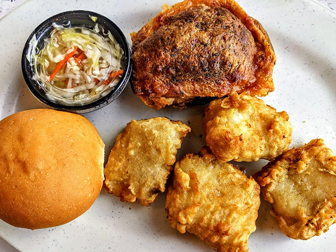 Beer-battered cod that's so light and crispy, it makes you wonder if physics even applies to Wisconsin fish fry techniques.