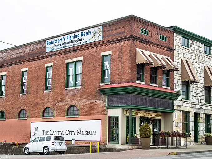 The Capital City Museum preserves Frankfort's stories in this charming historic building, where the past feels surprisingly relevant to today's visitors.