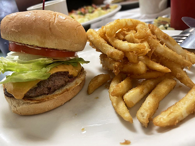 The cheeseburger that reminds you why we fell in love with this American classic long before "gourmet" versions came along.