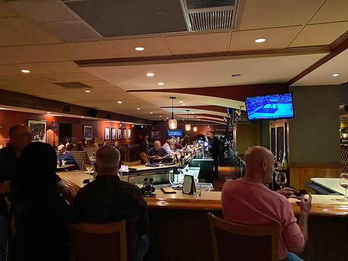 The bar buzzes with the energy of people who've discovered that good food and drink are best when shared with others.