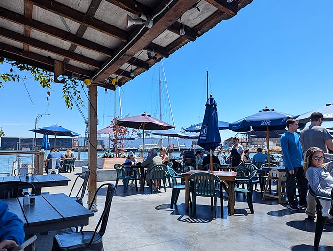 The true San Francisco experience isn't at Fisherman's Wharf&mdash;it's here, where locals gather to enjoy fresh seafood with unobstructed marina views.