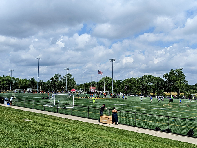 Weekend warriors and future soccer stars share these immaculate fields, where community spirit is as abundant as the fresh-cut grass.