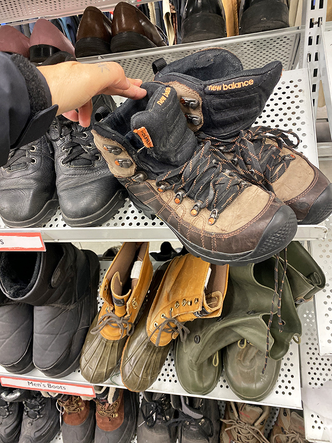 Hiking boots with stories to tell &ndash; each scuff mark represents an Alaskan adventure waiting for you to continue the narrative.