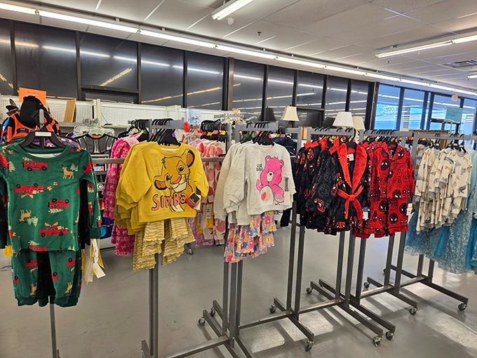 Disney characters and superhero pajamas stand at attention, ready for their second act in a new child's adventure story.