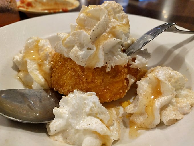 Fried ice cream &ndash; where hot meets cold in a dessert contradiction so delicious it should be studied by philosophers.