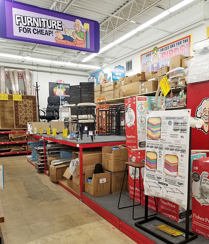 "Furniture For Cheap!" isn't just a sign&mdash;it's a lifestyle statement. From office chairs to bed frames, furnish your kingdom without ransoming the castle.