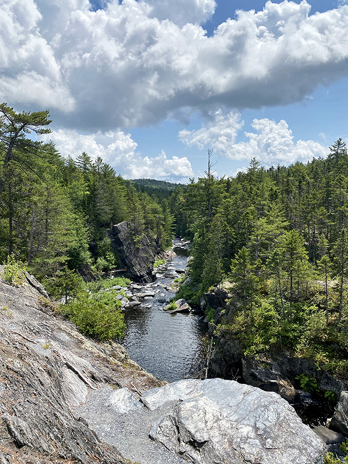 Gulf Hagas didn't earn its nickname "Grand Canyon of Maine" by thinking small – those gorge views are worth every step.