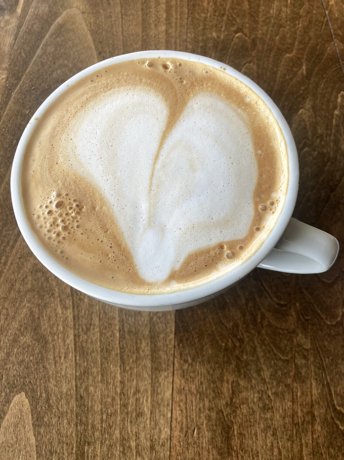 That heart-shaped latte art isn't just Instagram bait&mdash;it's a caffeinated love letter to start your Ketchikan adventure on the right note.