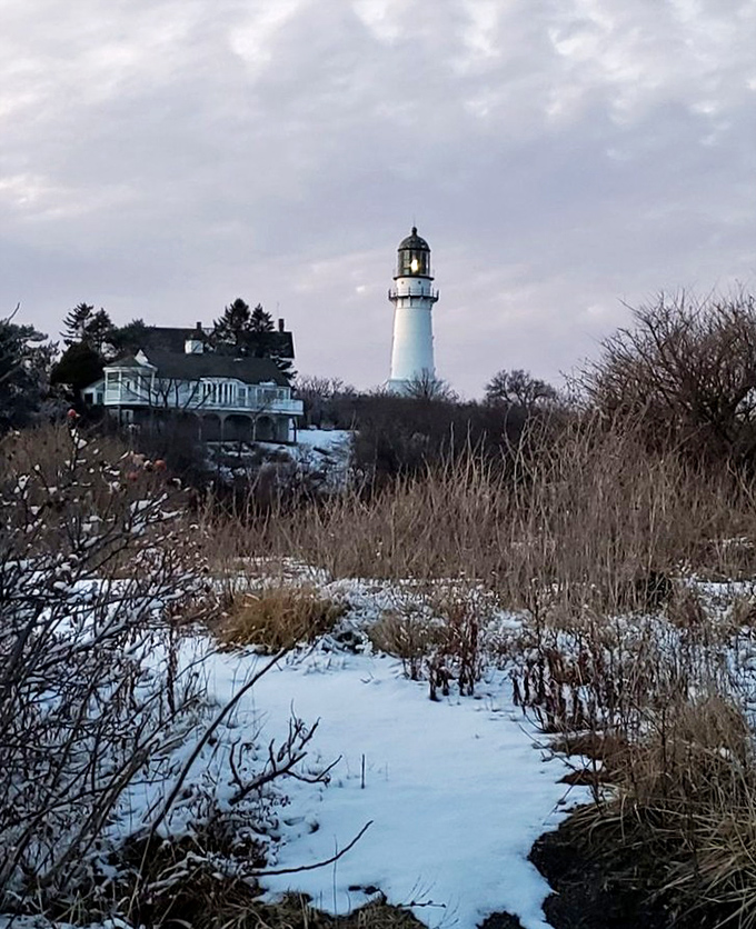 The lighthouse that inspired the park's name stands sentinel nearby. For generations, its beam has guided sailors safely home through Maine's darkest nights.
